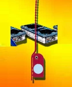 Healthmark Closed Container Locks - Closed Container Lock, Red with Do ...