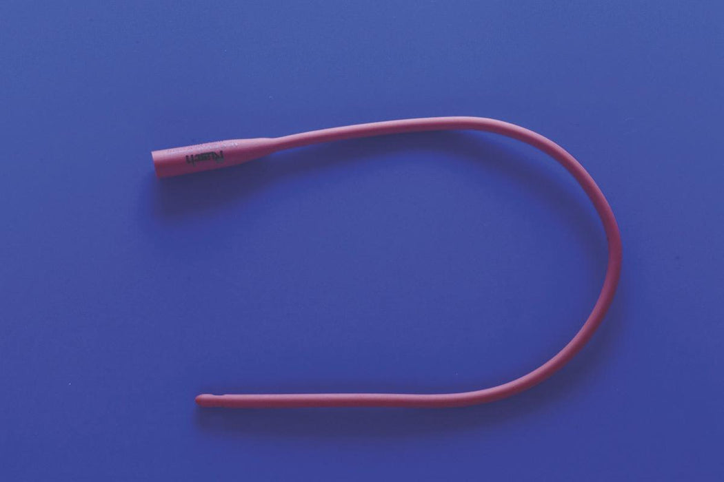 Robinson Red Rubber Latex Catheters with Staggered Eyes — Grayline Medical