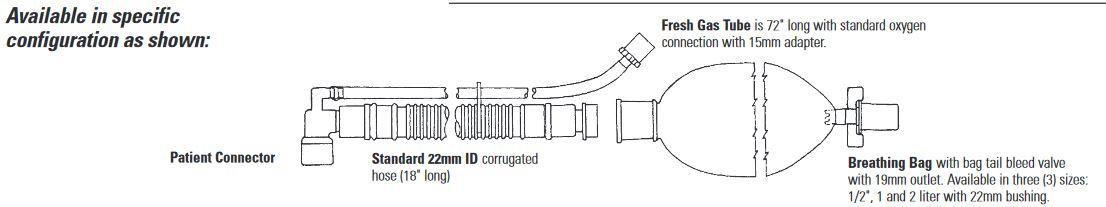 Jackson Rees Breathing Circuits by Hull Anesthesia — Grayline Medical
