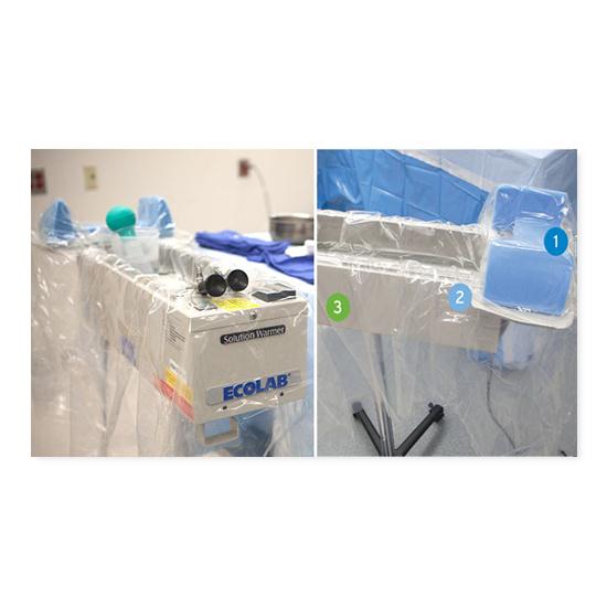 Ecolab ORS Fluid Warming Drapes - Polyurethane Slush / Warmer Plate Dr ...