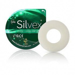 Trio Ostomy Care Silvex Silicone Ostomy Seals - Ostomy Seal, Convex, 2 ...