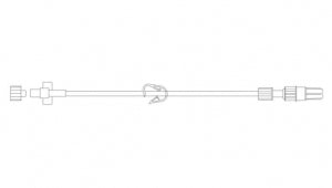 BD Extension Sets - 60" Standard-Bore IV Extension Set with 7 mL Primi ...