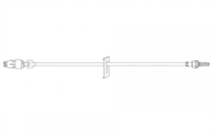 BD IV Extension Sets - Pressure-Rated 7" Minibore IV Extension Set wit ...