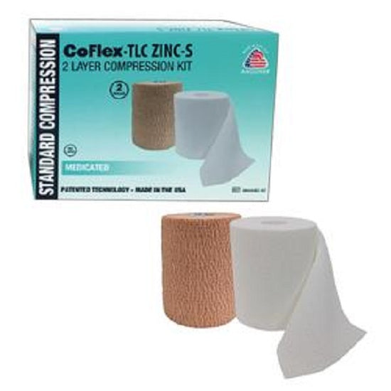 Andover Healthcare CoFlex TLC Zinc Standard Compression Bandage ...
