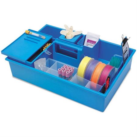 IsoBox Phlebotomy Tray with Built-in Handle To-Go - Midsize - 9.25"W x ...