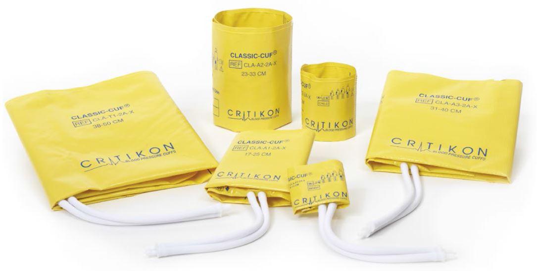 GE Healthcare Yellow GE Critikon Classic-Cuf BP Cuffs - Classic-Cuf Bl ...