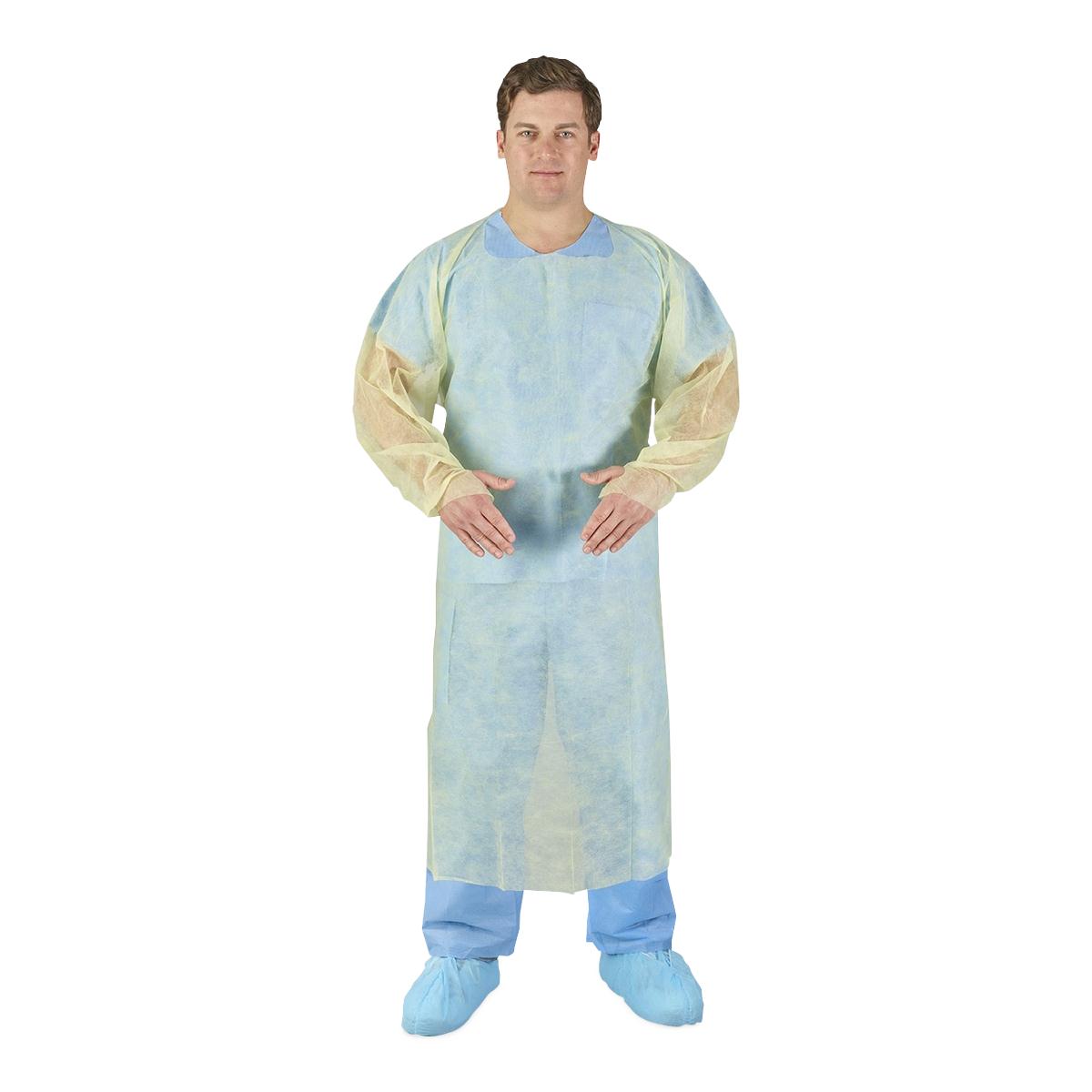 Halyard Over-The-Head Cover Gown - GOWN, OVER THE HEAD COVER, UNI, BL ...