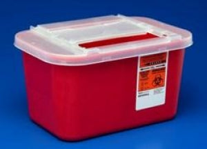 Cardinal Health Sharps Containers - Plastic Sharps Container with Hori ...