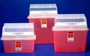 Cardinal Health Sharps-A-Gator Safety In Room Sharps Container - Sharp ...