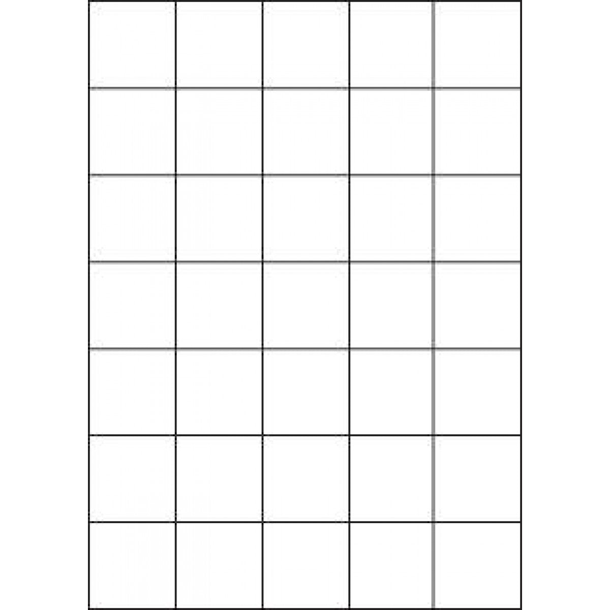 Slide Label (Paper, Permanent) 7/8" X 7/8" White - 40 Per Sheet, 25 Sh ...