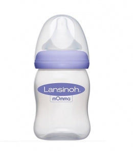 Lansinoh Laboratory Feeding Bottle - Natural Wave Momma Bottle with Ni ...