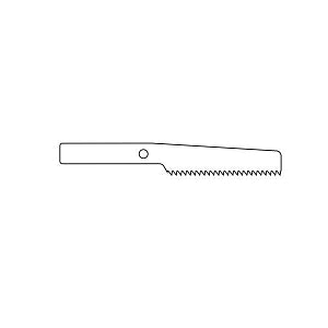 Conmed Sternotomy Saw Blades - Sternotomy Saw Blade, Sterile - 5059-53 ...