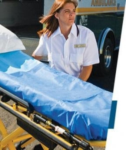 Tidi Stretcher Drape Sheets - Disposable Fitted Stretcher Sheet, 25" x ...