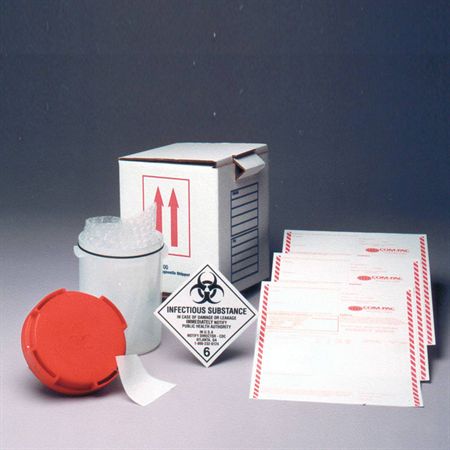 Liquid-Tight Infectious Shipper 4"L x 4"W x 6.75"H — Grayline Medical