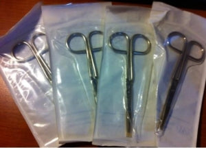 Owens and Minor Sharp Blunt Scissors - Blunt Scissors, Sterile, Dispos ...