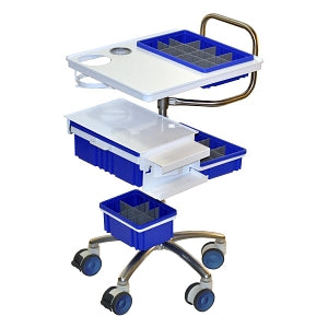 Medline Medline Phlebotomy Carts - Blood Draw Charting Cart with Verti ...