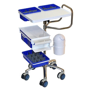 Medline Medline Phlebotomy Carts - Blood Draw Cart with 29" Outer Pole ...