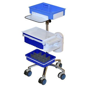 Medline Medline Phlebotomy Carts - Blood Draw Cart with Horizontal and ...