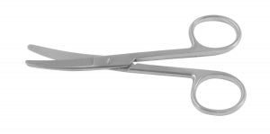 Medline Curved Standard Operating Scissors - Curved Standard Operating ...