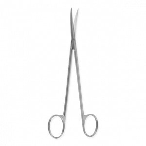 Medline Bayonet Scissors - 7" (17.8 cm) Semi-Sharp Curved Neuro Scisso ...