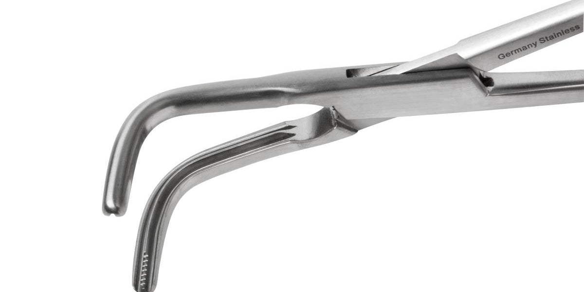 Medline Zeppelin Angled Clamps - Zeppelin Angled Hysterectomy Clamp, 1 ...