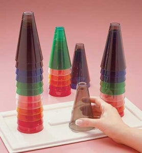 Medline Plastic Stacking Cones - Plastic Base for Stacking Cones - MDS ...