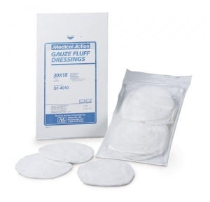 Owens & Minor Gauze Fluff Dressings - Fluff Gauze Dressing, Single-Ply ...