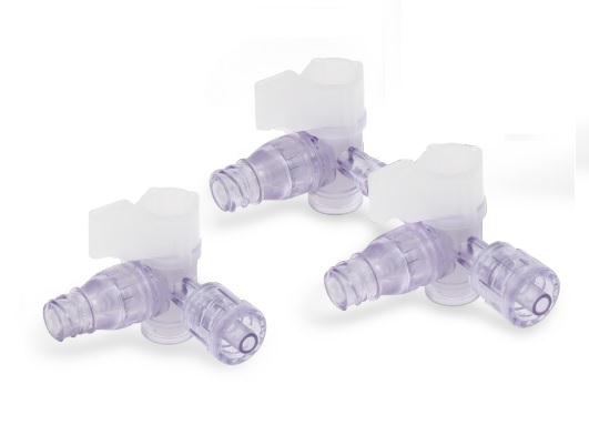 ICU Medical 4-Way Stopcocks - 4-Way Stopcock, 2 Gang, with Rotating Lu ...