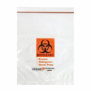 Inteplast Lab Guard Reclosable Biohazard Bags - Lab Guard Specimen Bio ...