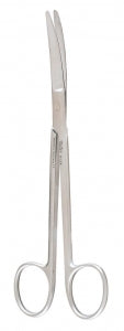 Miltex MIXTER Scissors - Mixter Scissors, Curved, Blunt Points, 6.25 ...