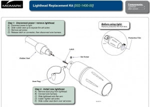 Midmark 250/253 LED Exam Lights, Accessories and Parts - 253 Lighthead ...