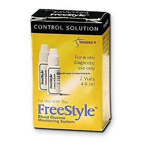 Abbott FreeStyle Control Glucose High / Low Solution - Freestyle Contr ...