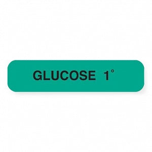 MarketLab Glucose Tolerance Testing Labels - LABEL, 1HR GLUCOSE, GREEN ...