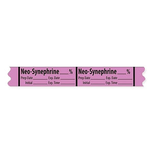 MarketLab Vasopressor Medication Label Tape - LABEL, NEO-SYNEPHRINE ...