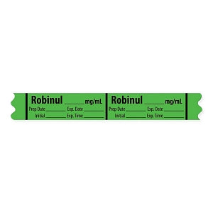 MarketLab Anticholinergic Agent Medication Label Tape - LABEL, ROBINUL ...