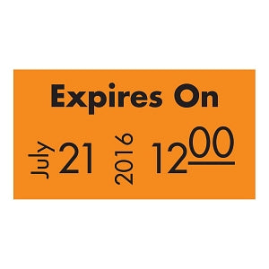MarketLab Label Gun - LABEL, EXPIRES ON, FLUORESCENT ORANGE - 6604-OR ...