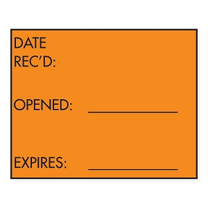 MarketLab 3-Line Label Gun - LABEL, RECEIVED ON-3-LINE, ORANGE - 6707 ...