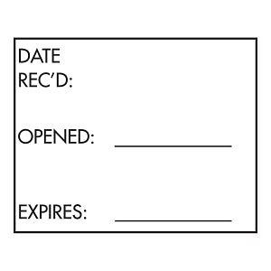 MarketLab 3-Line Label Gun - LABEL, RECEIVED ON-3-LINE, WHITE - 6707-W ...