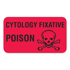 Marketlab Caution Labels - LABEL, CYTOLOGY FIXATIVE, RED - 8026 ...