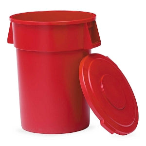 Marketlab Red Waste Containers - WASTE CONTAINER, 44 GALLON RED - 9913 ...
