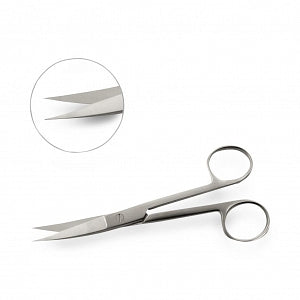 Mopec Sharp / Sharp Curved Dissection Scissors - Sharp / Sharp Curved ...