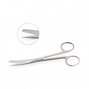 Mopec Sharp / Blunt Curved Dissection Scissors - Sharp / Blunt Curved ...