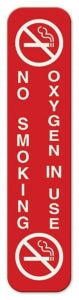 Intersign Corp. No Smoking Signs - No Smoking O2 In Use Sign, Magnet ...