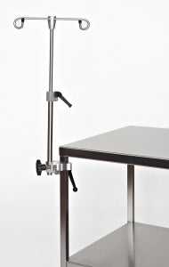 Mid Central Medical IV Pole Attachment Clamps - POLE, IV, CLAMP, SS, H ...