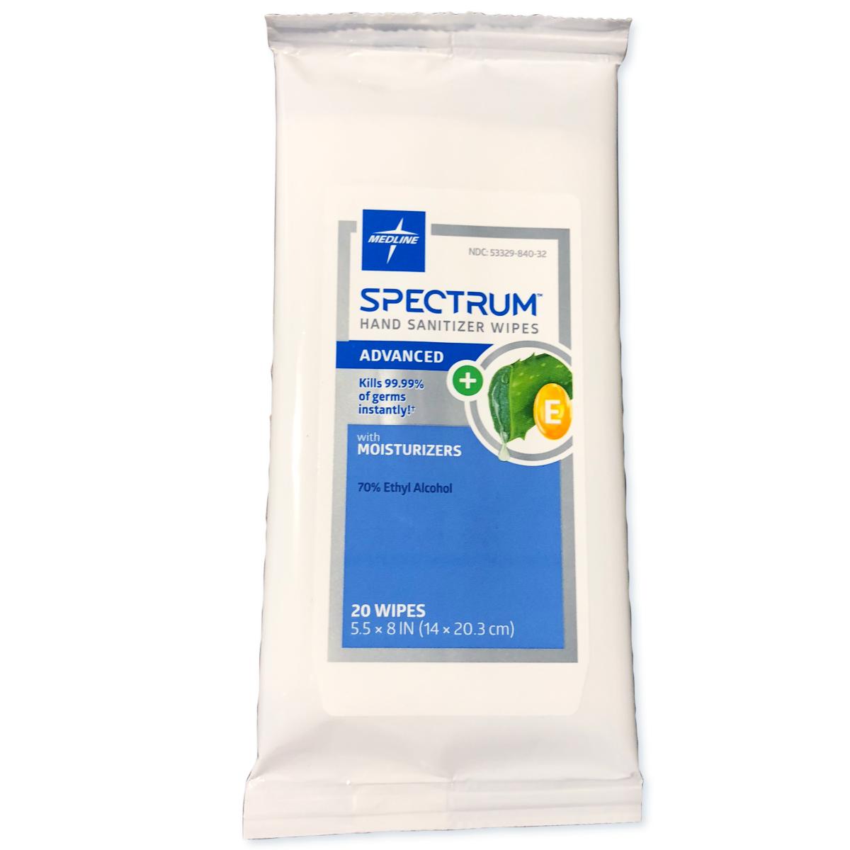 Spectrum Advance Hand Sanitizer Wipes — Grayline Medical