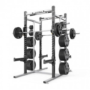 Johnson Health Tech Matrix Varsity Double Half Racks - Matrix Varsity ...