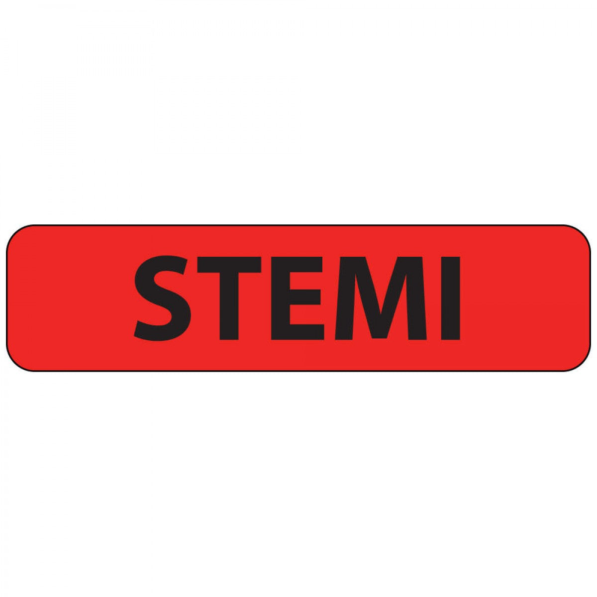 Label Paper Permanent Stemi 1" Core 1 1/4" X 5/16" Fl. Red 760 Per Rol ...