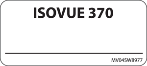 Label Paper Removable Isovue 370 1" Core 2 1/4" X 1 White 420 Per Roll ...