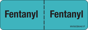 Label Paper Permanent Fentanyl : Fentanyl 1" Core 2 15/16" X 1 Blue 33 ...