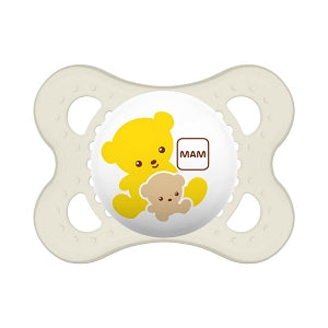 MAM USA MAM Start Silicone Pacifier - MAM Start 3-Piece Silicone and P ...